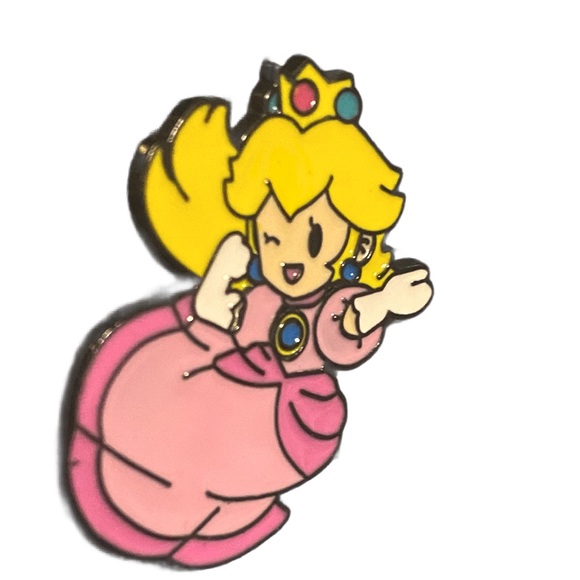 Accessories | Princess Peach Pin New Never Worn Super Mario Brothers ...